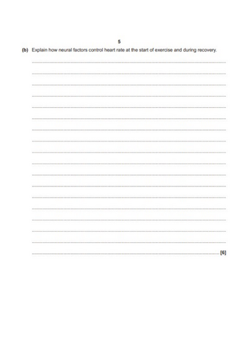 OCR A Level PE Anatomy and Physiology Question Paper + Mark Scheme ...