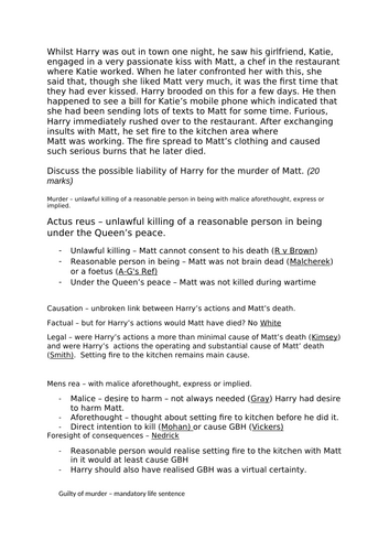 Loss of control | Teaching Resources