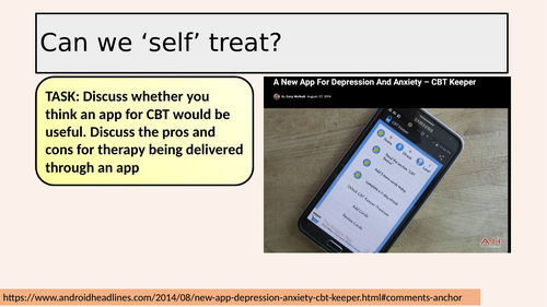 AQA A Level Psychology - Psychopathology - Cognitive approach to ...