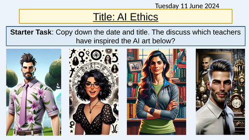 Ethics - AI Ethics: Lesson 3 Resource | Teaching Resources