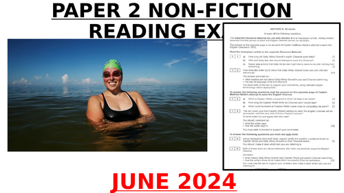 EDUQAS JUNE 2024 Paper 2 reading exam overview PowerPoint | Teaching ... EDUQAS JUNE 2024 Paper 2 reading exam overview PowerPoint | Teaching ...