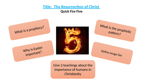Lesson 1: The Resurrection of Christ (Y8 RED) | Teaching Resources