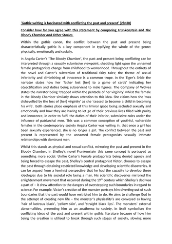 OCR English A-Level P2 - Comparative & Contextual Study (QB) | Teaching ...