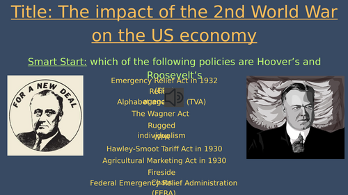 Post-War Developments of the US economy | Teaching Resources
