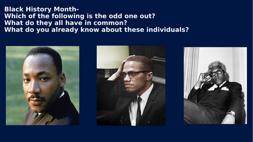 Black History Month - Bayard Rustin | Teaching Resources