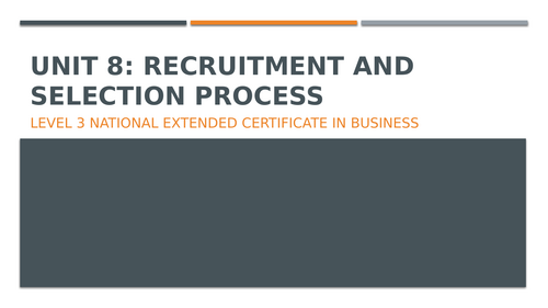 BTEC Unit 8 Recruitment and Selection Learning Aim A | Teaching Resources BTEC Unit 8 Recruitment and Selection Learning Aim A | Teaching Resources