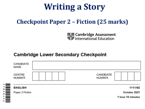 Checkpoint English- How to Write a Story - What the Examiner wants ...
