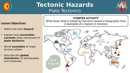 GCSE Geography Natural Hazards & Plate Tectonics | Teaching Resources