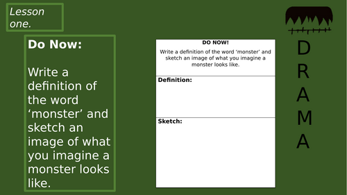 Frankenstein Drama Scheme of Work | Teaching Resources