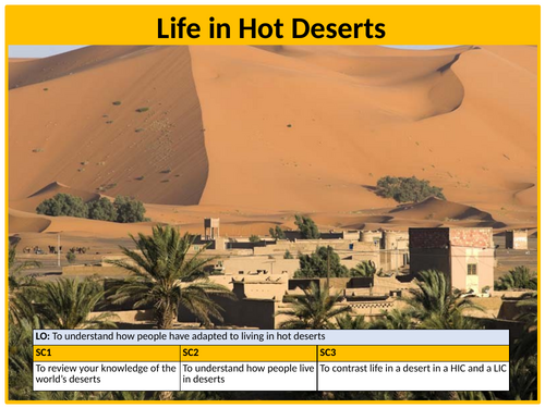 Life in Hot Deserts - Thar and Mojave | Teaching Resources