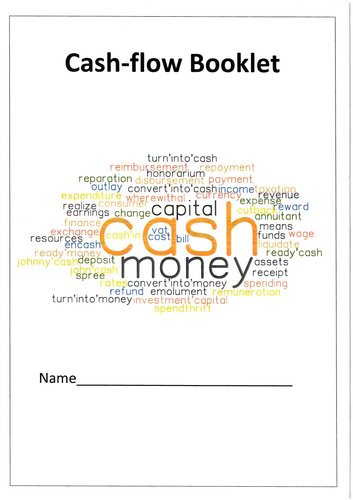 cashflow booklet | Teaching Resources