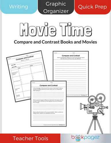 Movie Time: Compare and Contrast Books and Movies | Teaching Resources