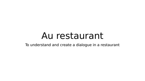 French food - La gastronomie francaise | Teaching Resources