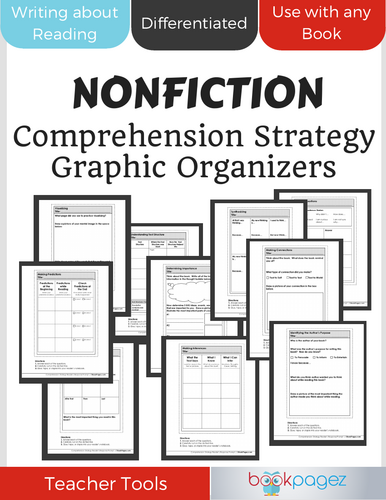 Nonfiction Comprehension Strategy Graphic Organizers | Teaching Resources
