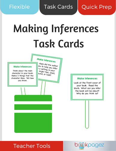 Making Inferences Task Cards | Teaching Resources