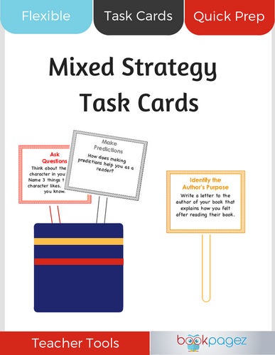 Mixed Strategy Task Cards | Teaching Resources