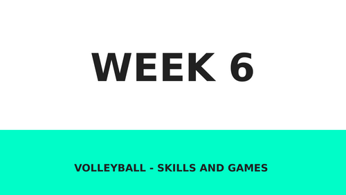 Volleyball unit plan | Teaching Resources