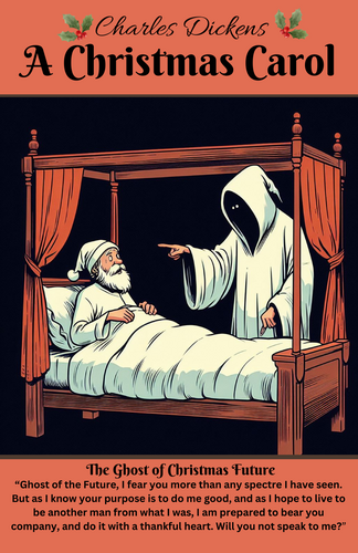 A Christmas Carol Ghost of Christmas Future 11X17" Poster with quote ...