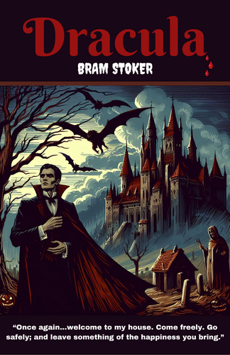 Dracula by Bram Stoker 11X17" Poster with quote | Teaching Resources