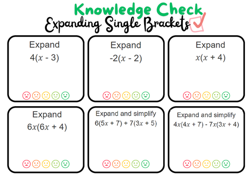 Expanding Single Brackets | Teaching Resources Expanding Single Brackets | Teaching Resources