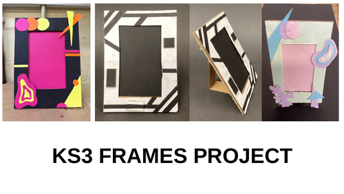 KS3 3D Design Project - Cardboard Frames | Teaching Resources