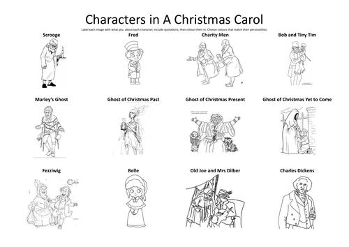 A Christmas Carol End of Term Activity | Teaching Resources