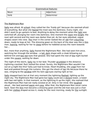 Word types lesson (adjectives, nouns, determiners, verbs) | Teaching ...