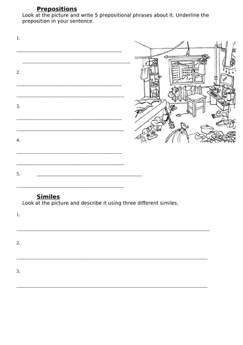 Figurative language worksheet KS2 | Teaching Resources