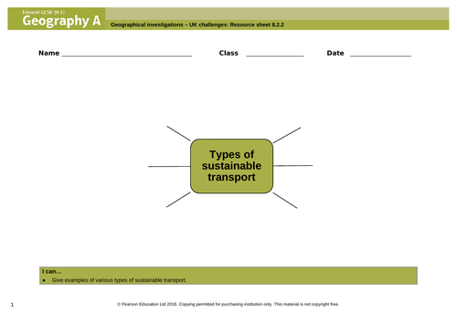 Topic 4: Changing Cities - Lesson 18 - Sustainable urban living in ...
