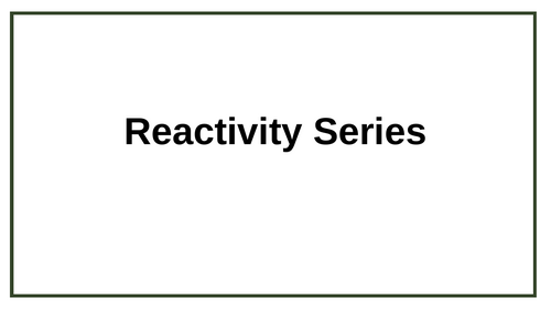 Reactivity CBSE Class 10 Science Practical Skills – Reactivity Series