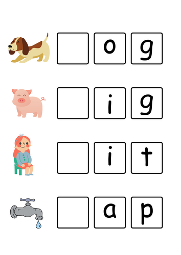 Phase Two Phonics - Missing Initial Sound | Teaching Resources