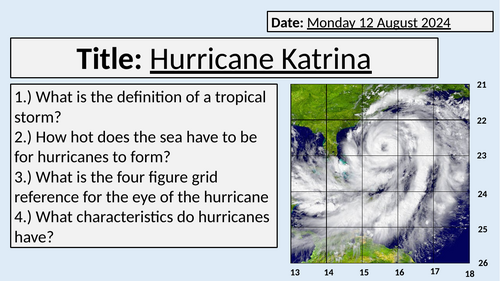 Hurricane Katrina - KS3 (Key Stage 3) | Teaching Resources