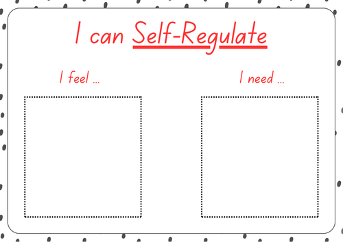 Self-Regulation Cards | Teaching Resources