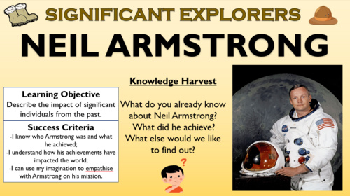 Significant Explorers - Neil Armstrong Lesson! | Teaching Resources