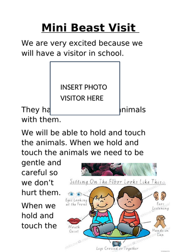 Mini visit to school social story | Teaching Resources