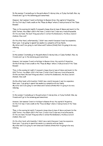 Pearson EDEXCEL 2024 Spanish - Module 2 - Unidad 5 (Mi aventura por ...