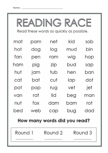 Reading Race | Teaching Resources