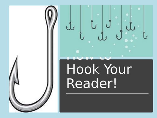 How to Write a Hook PowerPoint Lesson | Teaching Resources
