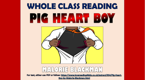 Pig Heart Boy - Whole Class Reading Comprehension Lesson! | Teaching ...