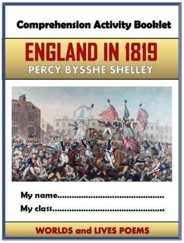 England in 1819 - Percy Bysshe Shelley - Comprehension Activities ...