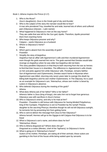 The Odyssesy (Robert Fagles Translation) | Teaching Resources