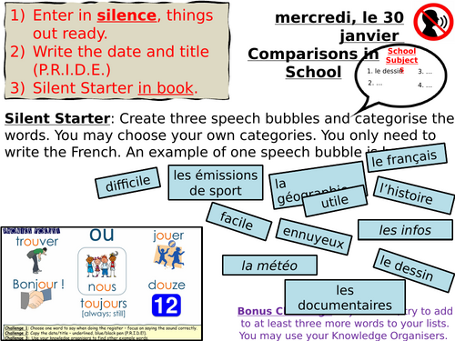 Comparative in French - a step by step guide (New GCSE 2025 ...