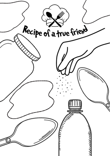 True friend recipe activity | Teaching Resources