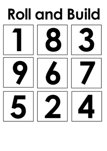 Roll and Build | Teaching Resources