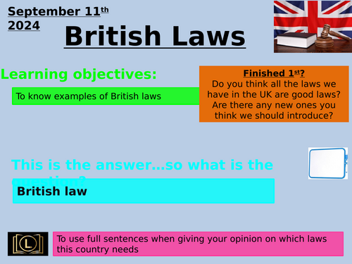 British Law | Teaching Resources