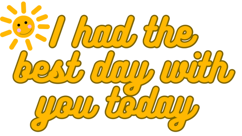 I had the Best Day with you Today Poster PDF | Teaching Resources