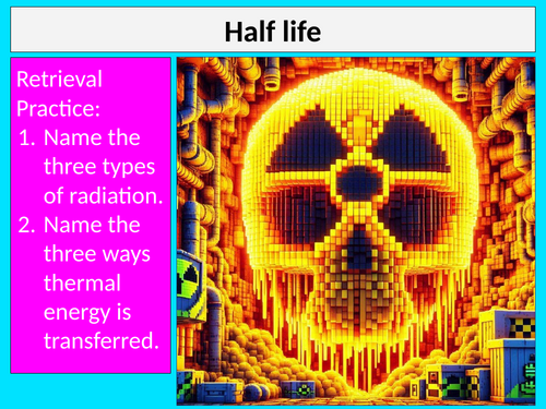 Radiation Half Life Fission Fusion Stability IGCSE Physics | Teaching ...