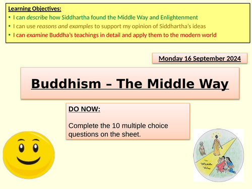 Buddhism - The Middle Way | Teaching Resources