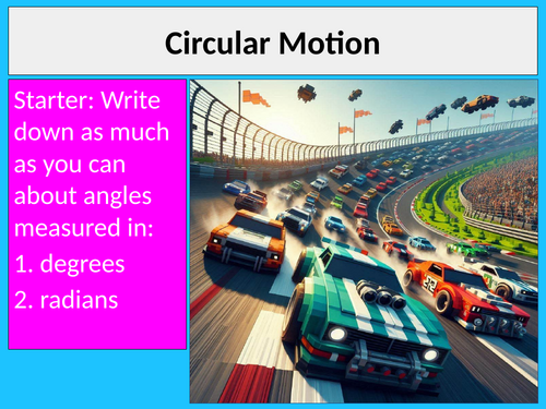 Circular Periodic Motion Physics CIE | Teaching Resources