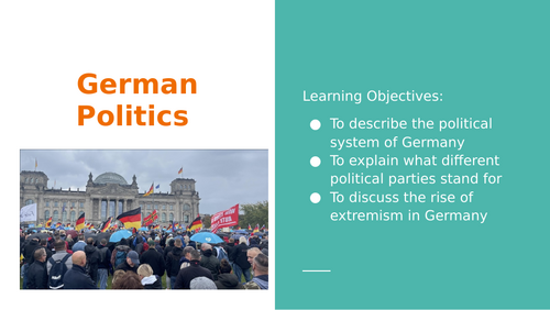 German Politics Overview Lesson Pack | Teaching Resources
